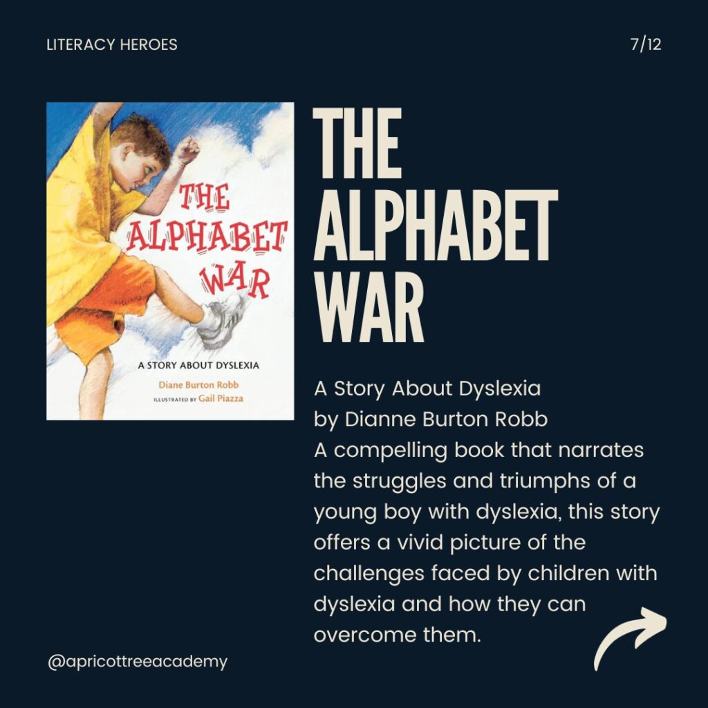 The Alphabet War: A Story About Dyslexia - Apricot Tree Academy